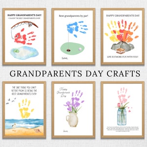 Grandparents Day Handprint Craft | Grandparents Day Craft ...