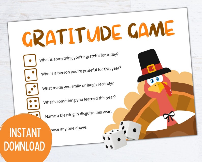 Gratitude Games | Thanksgiving Games | Thanksgiving Games Families ...
