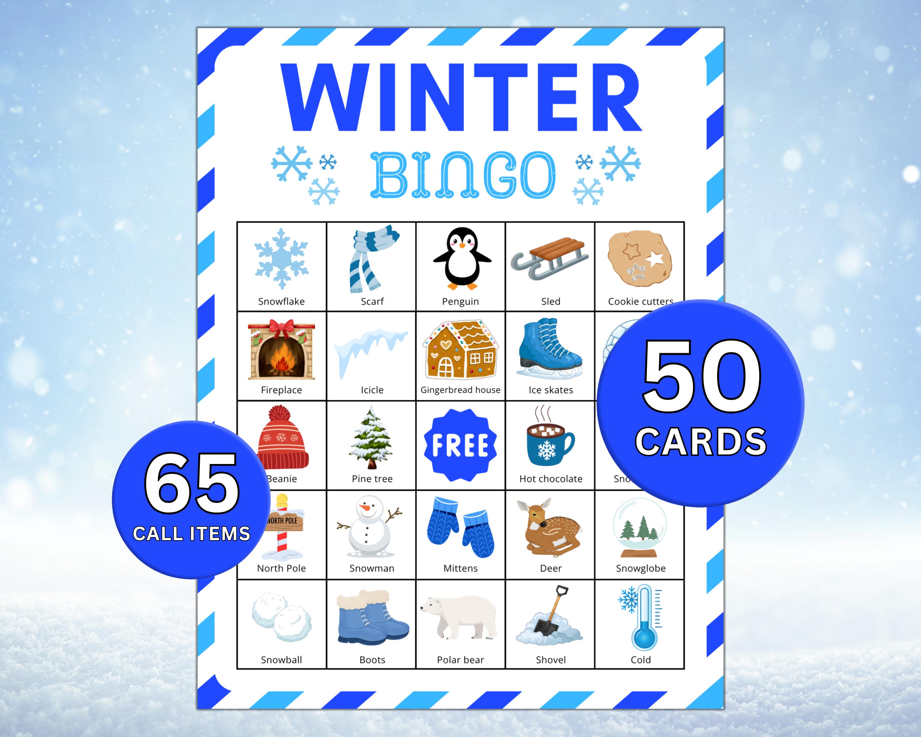 Winter Mega Game Bundle: Winter Bingo, Escape Room, Trivia, and More ...