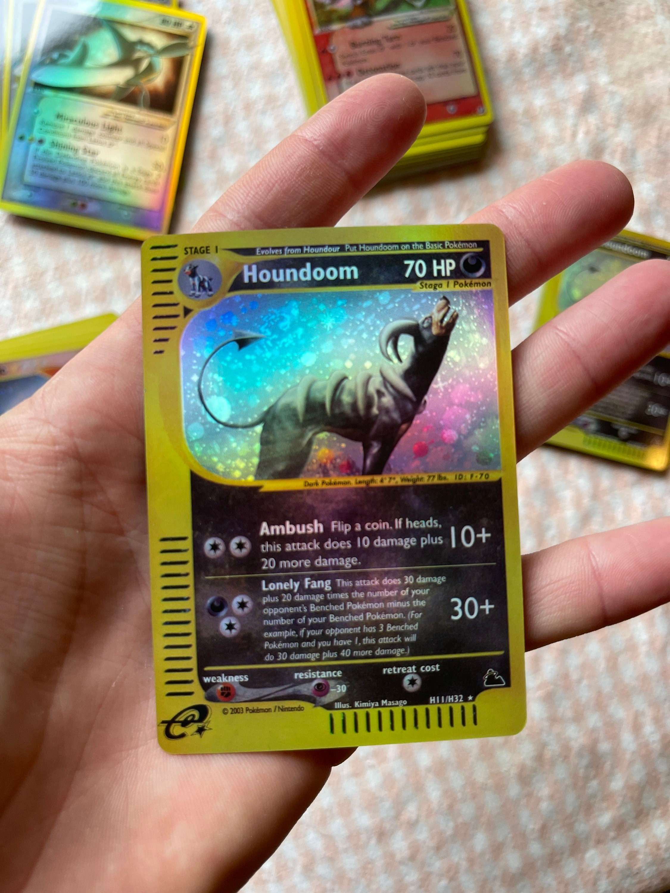 Houndoom Pokemon Card