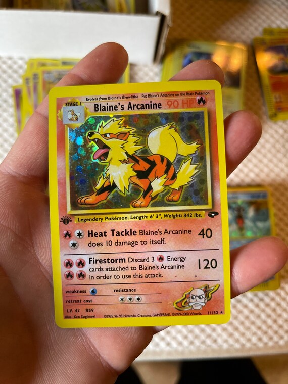 Pokemon Arcanine Card