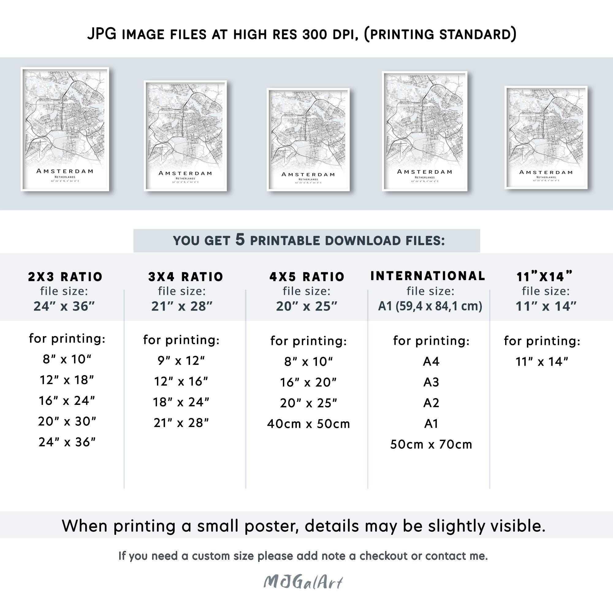 Lake Martin Map - Lake Map - Instant Download, Printable Map Poster ...