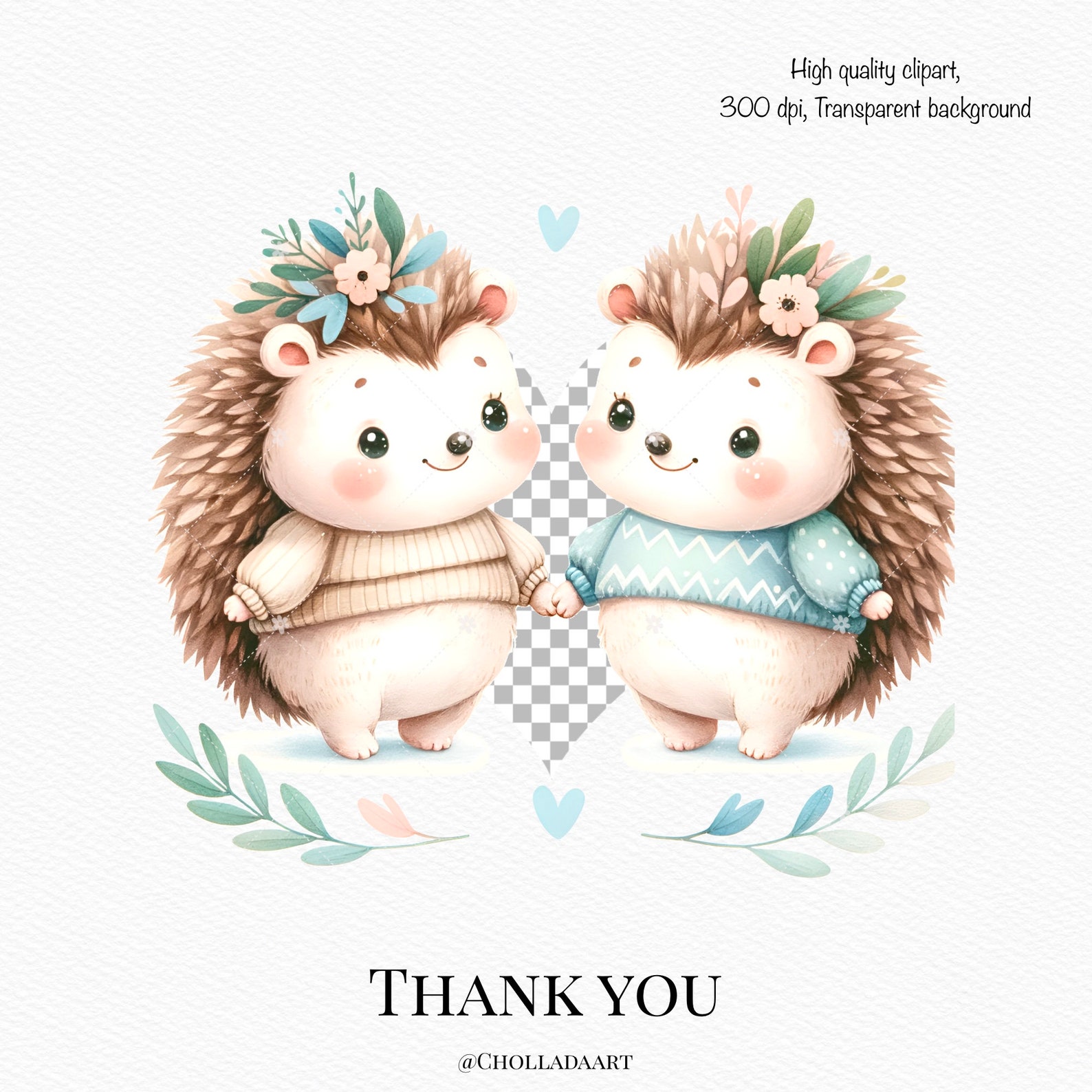 Couple Hedgehog Loving Clipart, Valentines Clipart, Couple Hedgehog ...