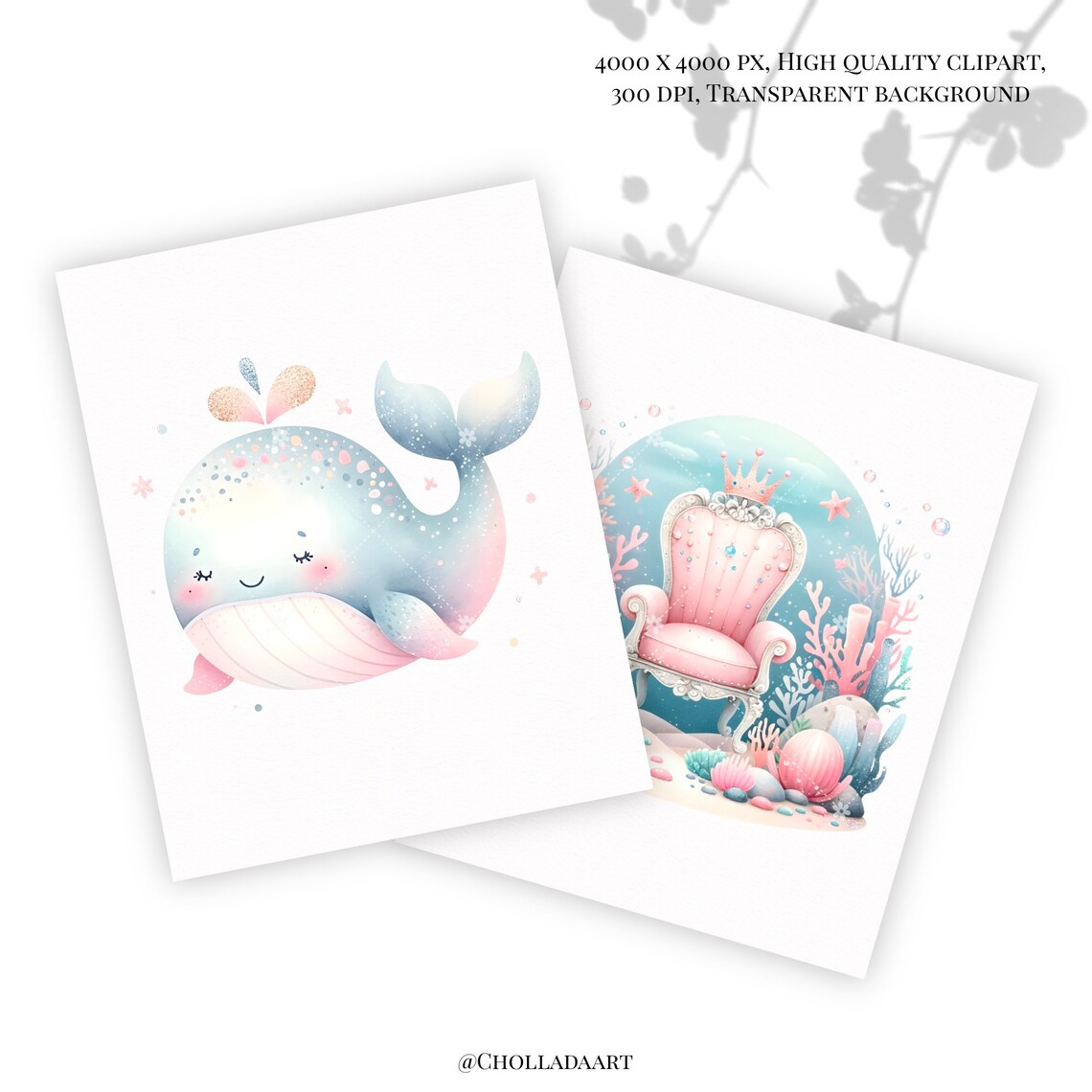 Under the Sea Clipart, Little Sea Animals Clipart, Undersea Watercolor ...