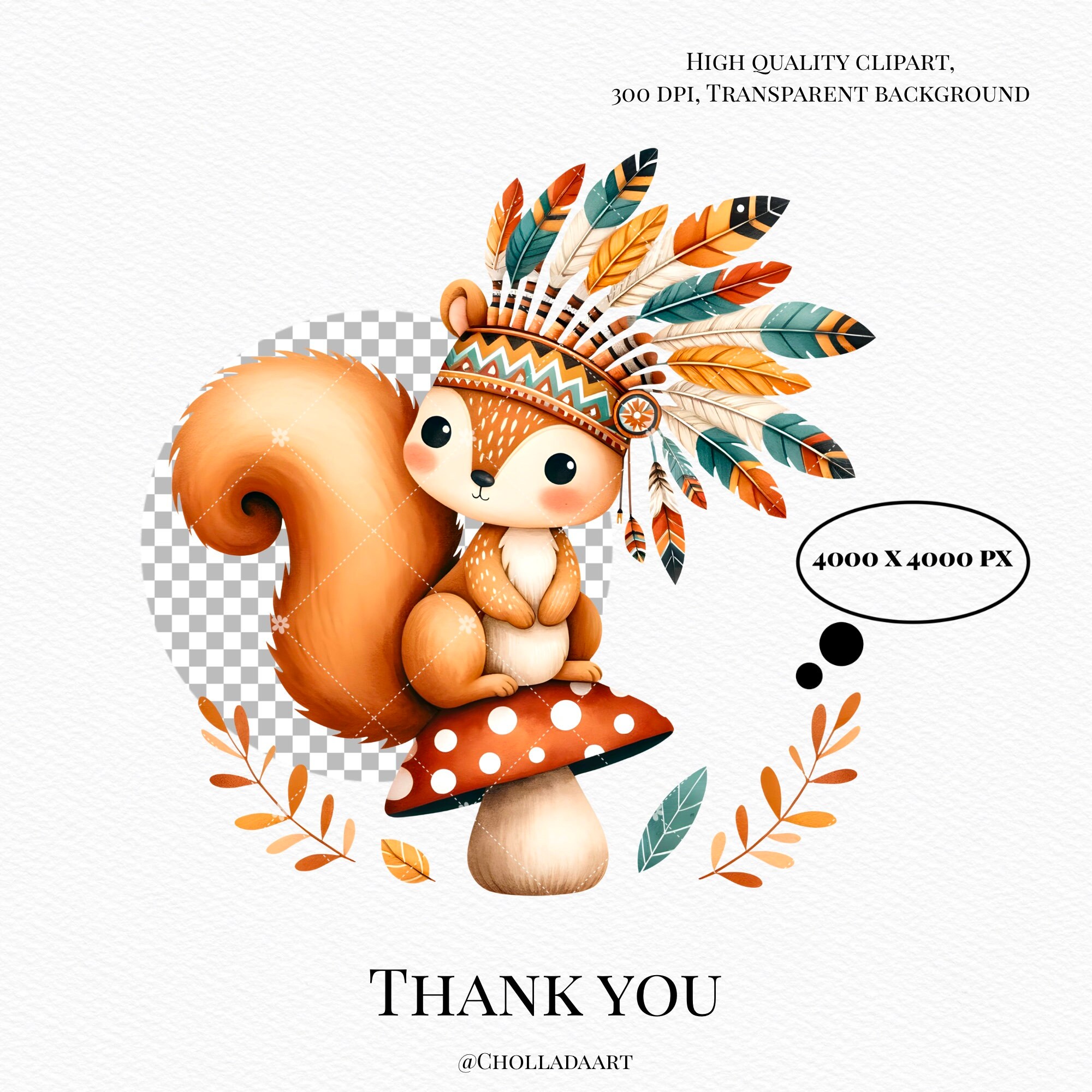 Watercolor Tribal Animals Clipart, Tribal Animals Clipart, Tribal ...