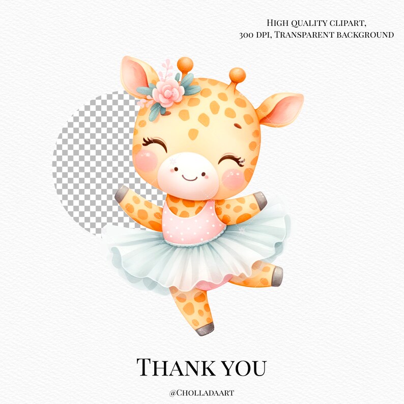 Watercolor Giraffe Clipart, Giraffe Clipart, Cute Giraffe Clipart, Baby ...