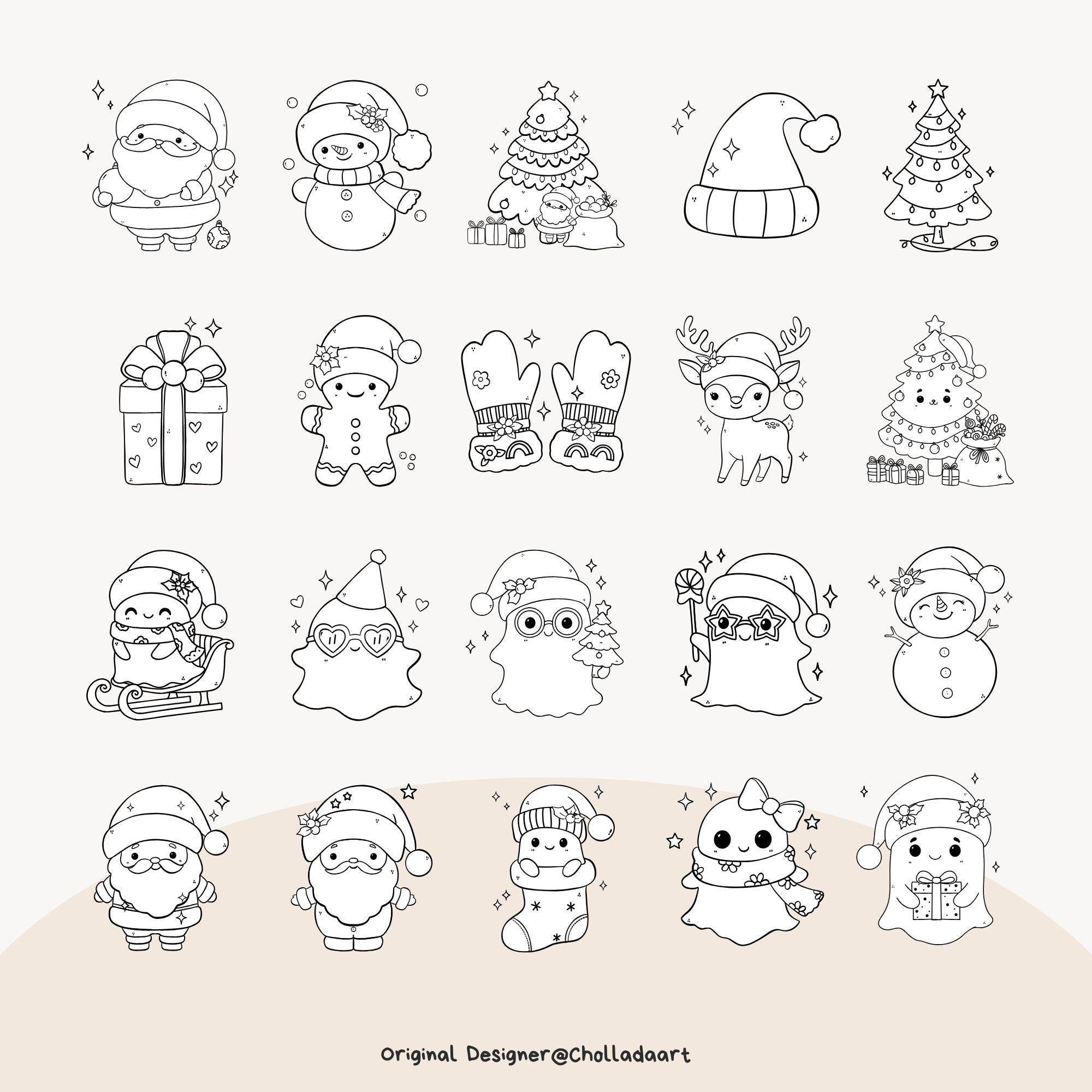 Christmas Ghost Coloring Image, Ghost Coloring Image, Christmas Ghost ...