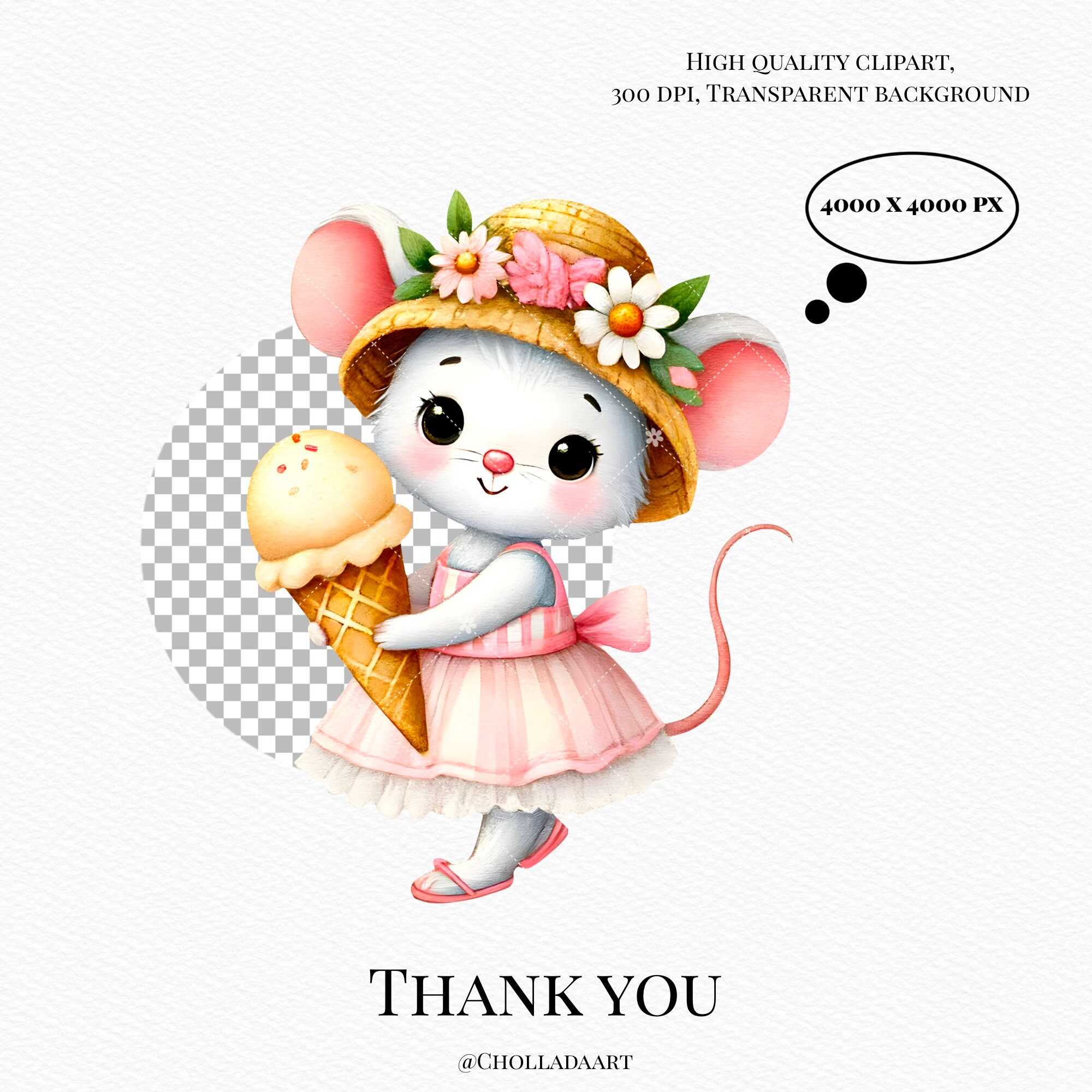 Watercolor Summer Animals Clipart, Summer Animals Clipart, Watercolor ...