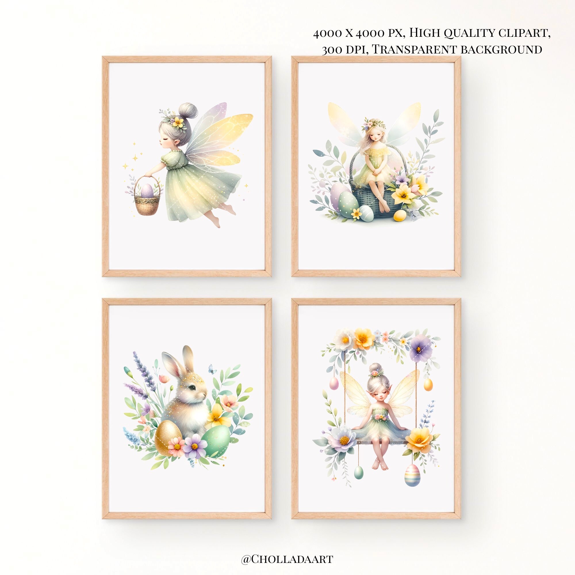 Watercolor Fairy, Fairy Garden Png, Fairy Png, Cute Fairy, Easter Fairy ...