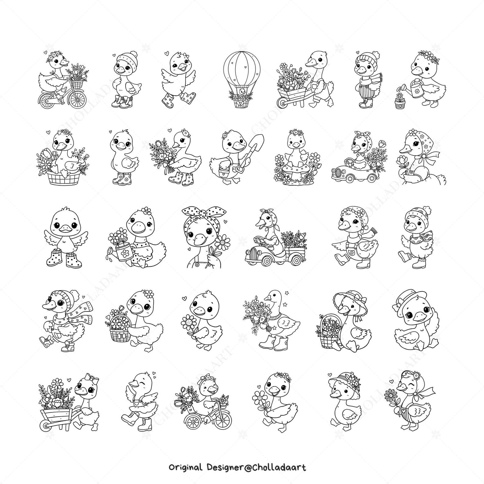 64 Silly Goose SVG Bundle, Goose SVG Bundle, Silly Goose Clipart ...