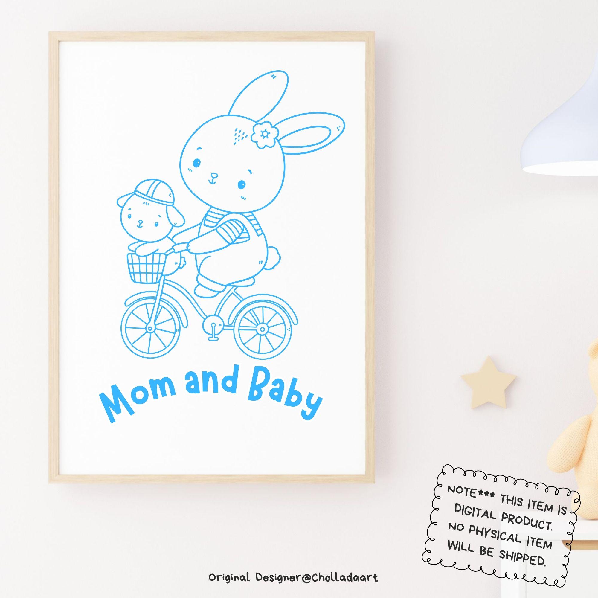 40 Mom and Baby Animal SVG Bundle, Animal SVG, Mom and Baby Clipart ...
