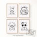 Animal Reading Book SVG Bundle, Animal Book Lover Svg Bundle, Animal ...