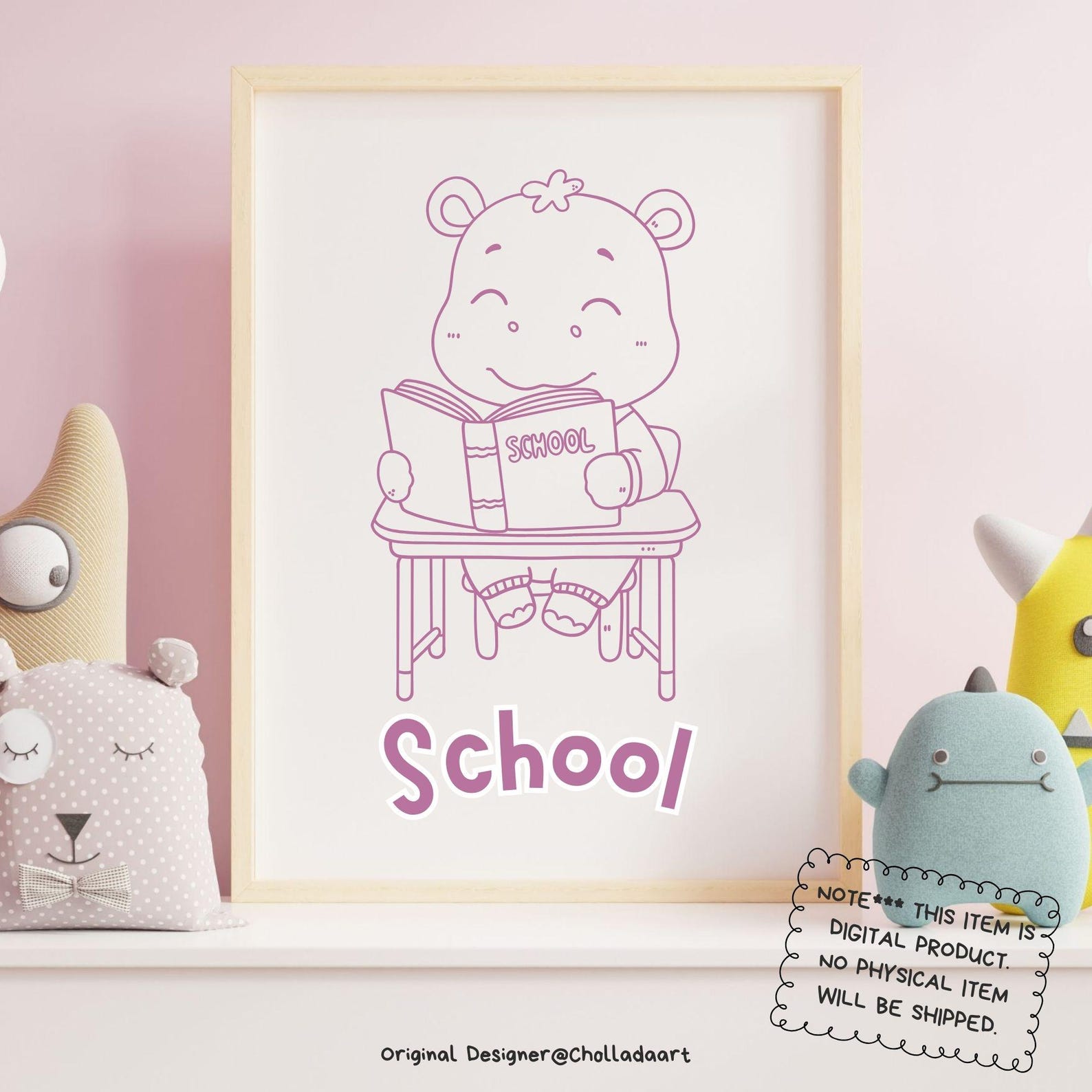 Hippo Back to School SVG Bundle, Hippo SVG, Hippopotamus Clipart, Back ...