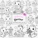Valentine Teacup Cat Coloring Image, Cat Coloring Image, Valentine ...