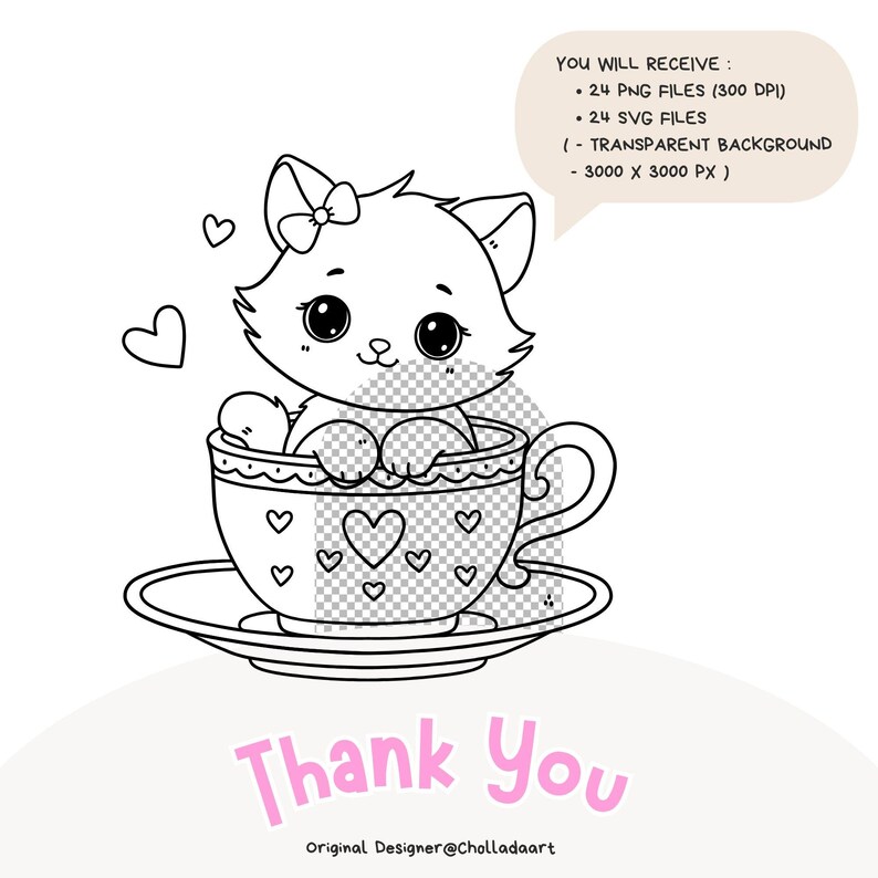 Valentine Teacup Cat SVG Bundle, Cat in a Teacup Svg, Cat Svg Bundle ...