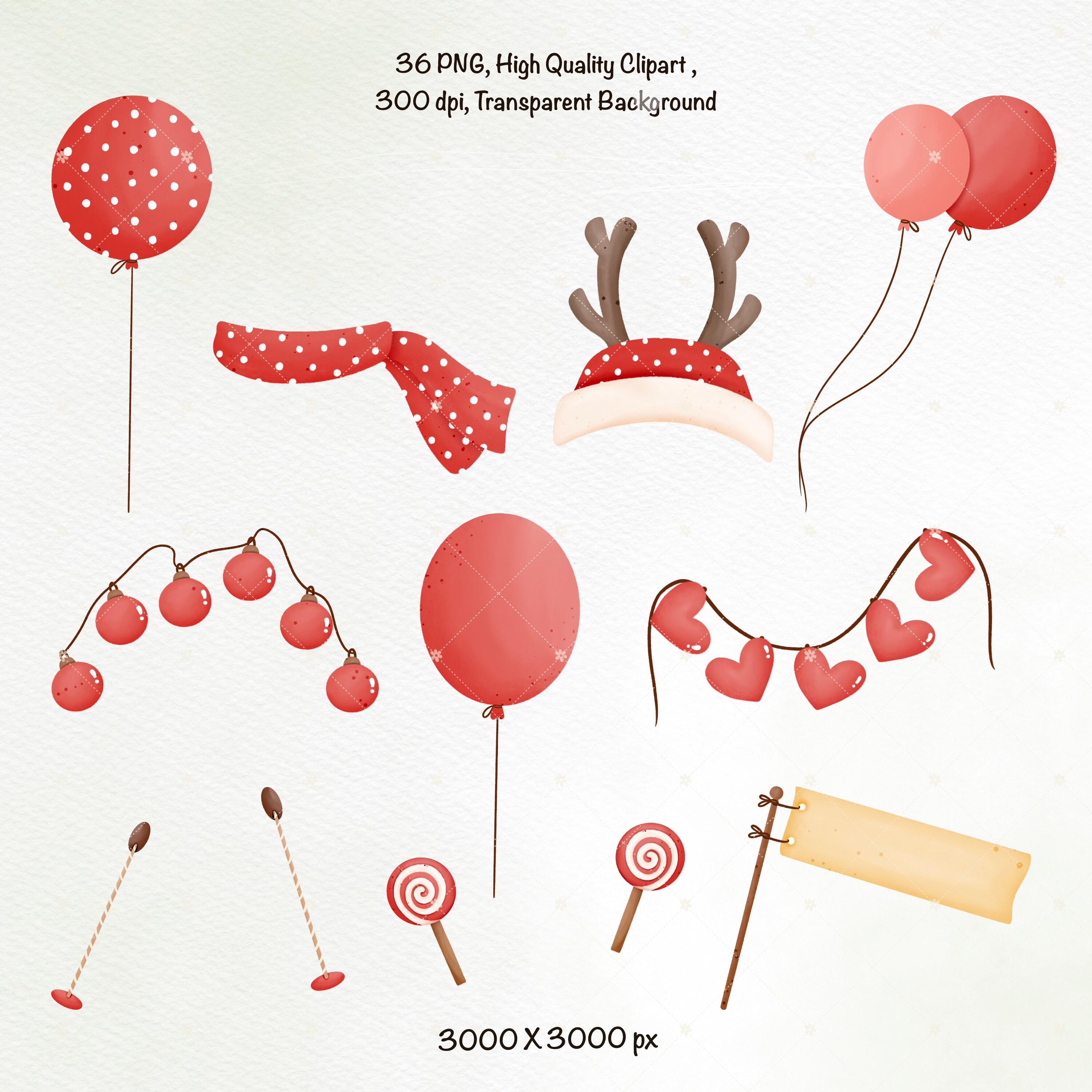 Christmas Reindeer Clipart, Christmas Deer Clipart, Christmas Clipart ...