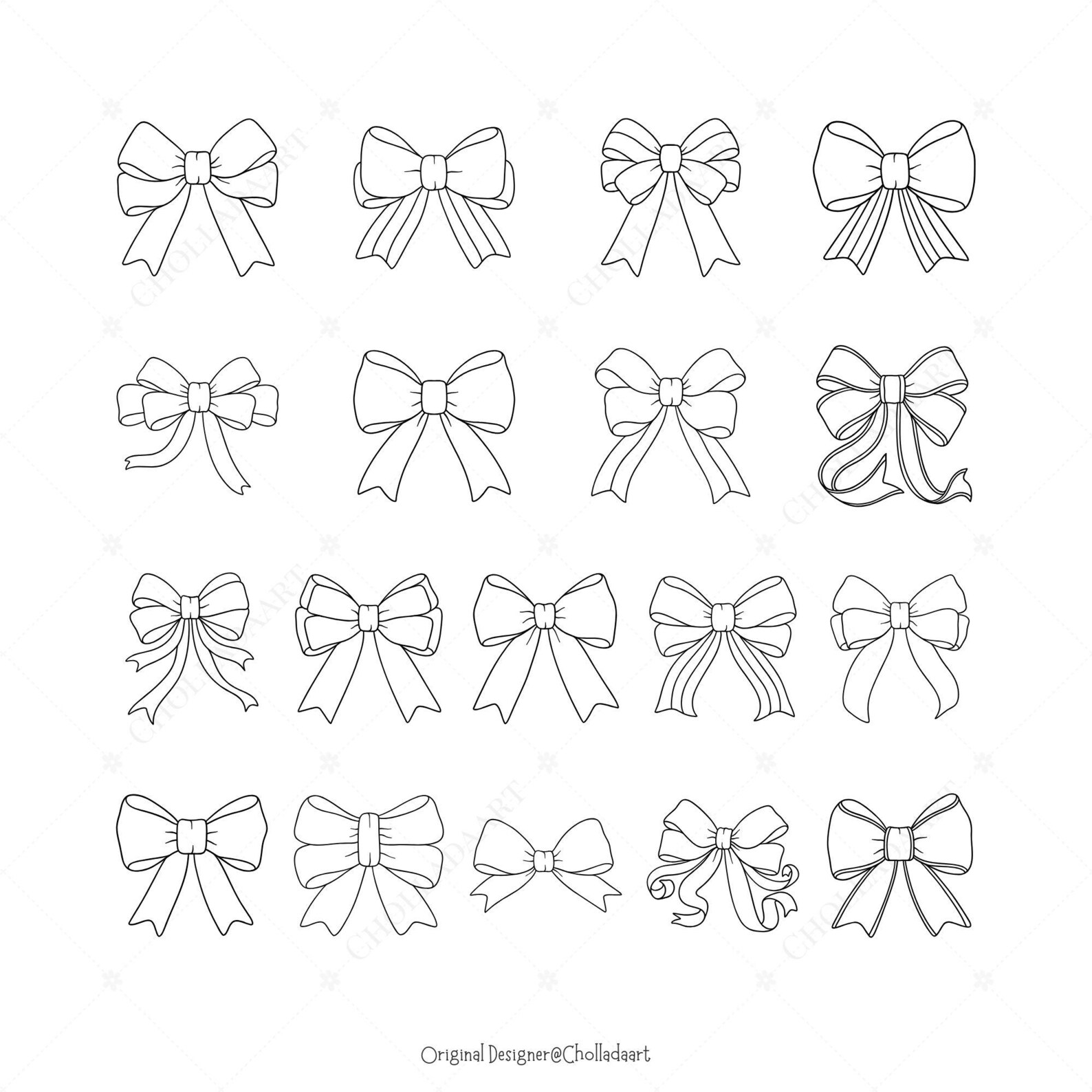 Coquette Ribbon Bow SVG Bundle, Ribbon Bow Svg, Bow Svg, Coquette Bow ...