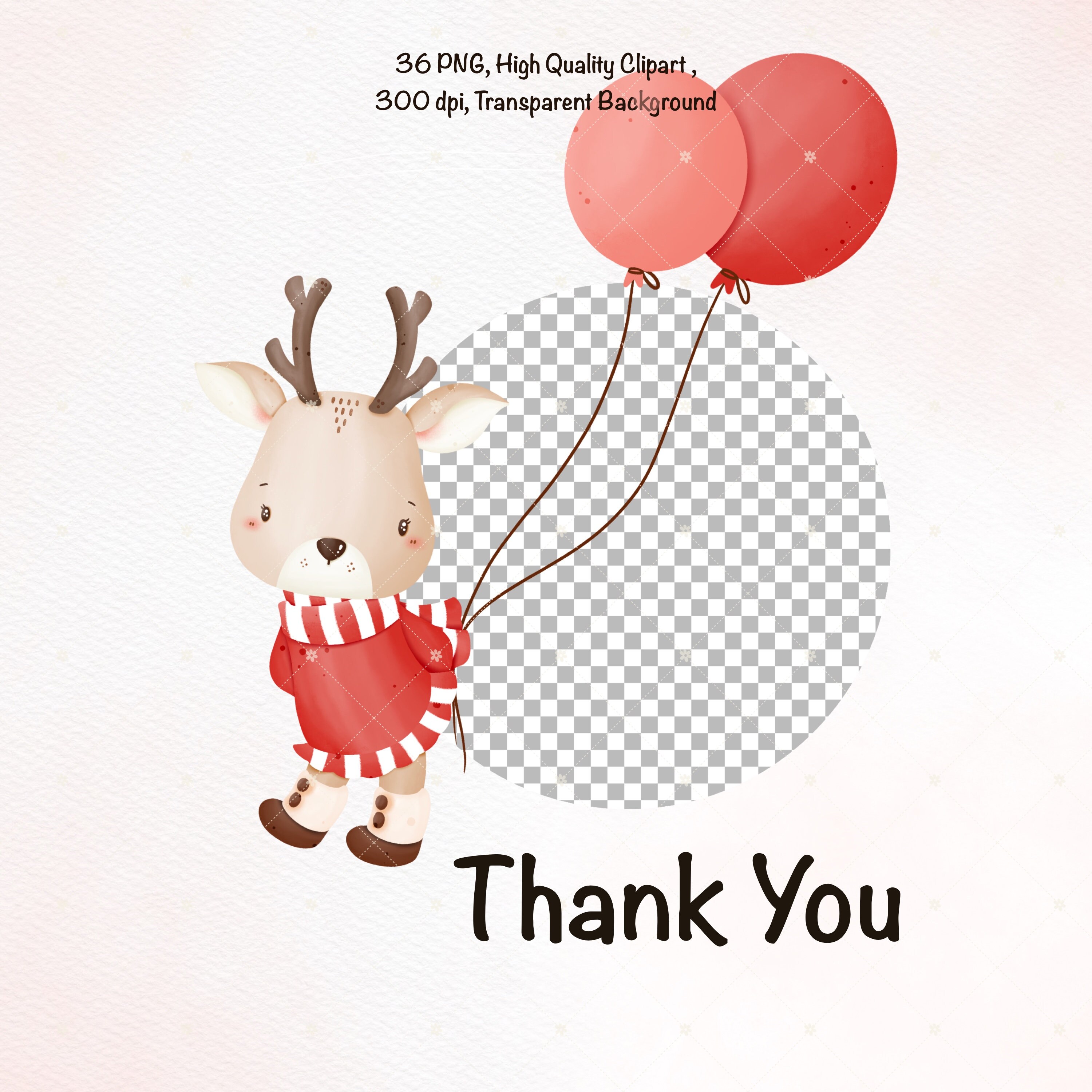 Christmas Reindeer Clipart, Christmas Deer Clipart, Christmas Clipart ...