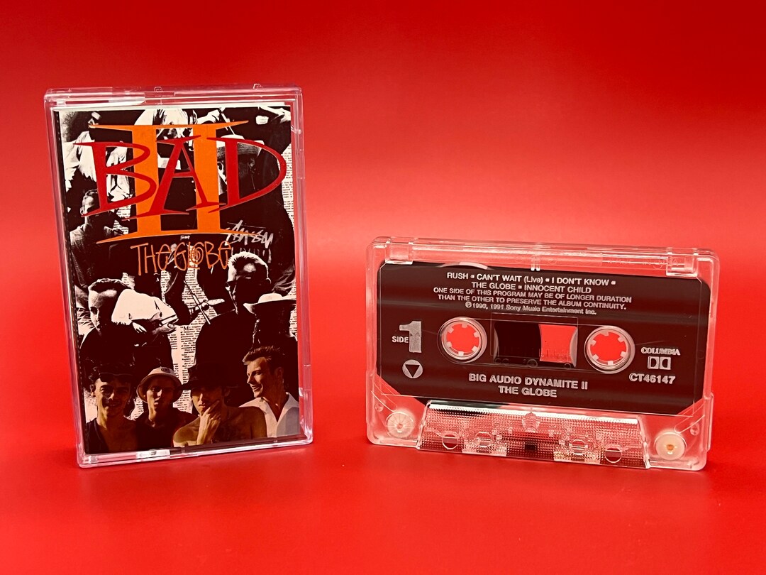 Big Audio Dynamite II - the Globe - 1991 Vintage Cassette Tape - Etsy