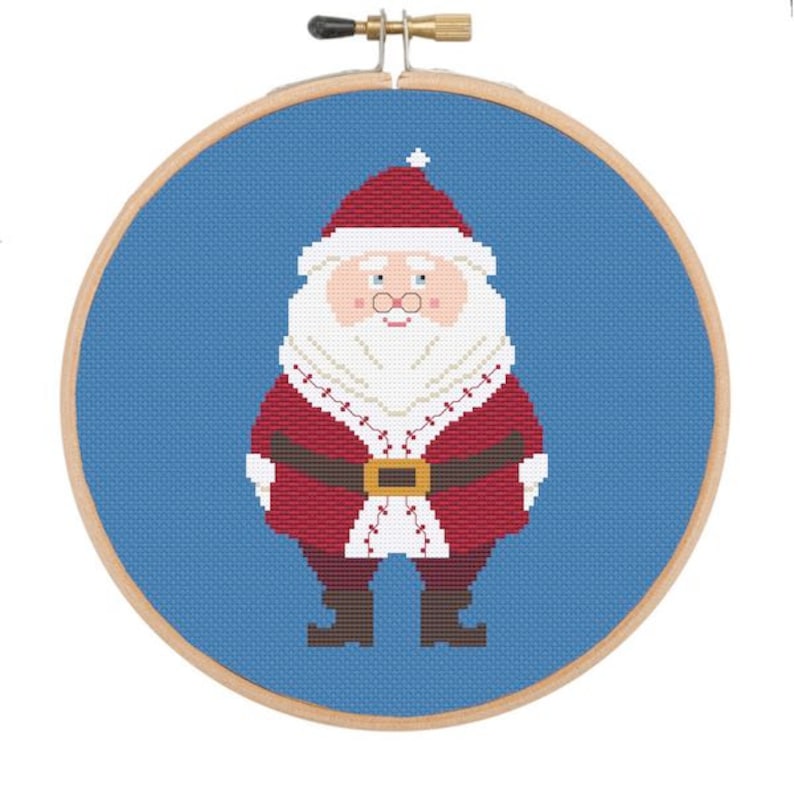 Santa Claus - Cross Stitch Pattern (PDF) - Etsy
