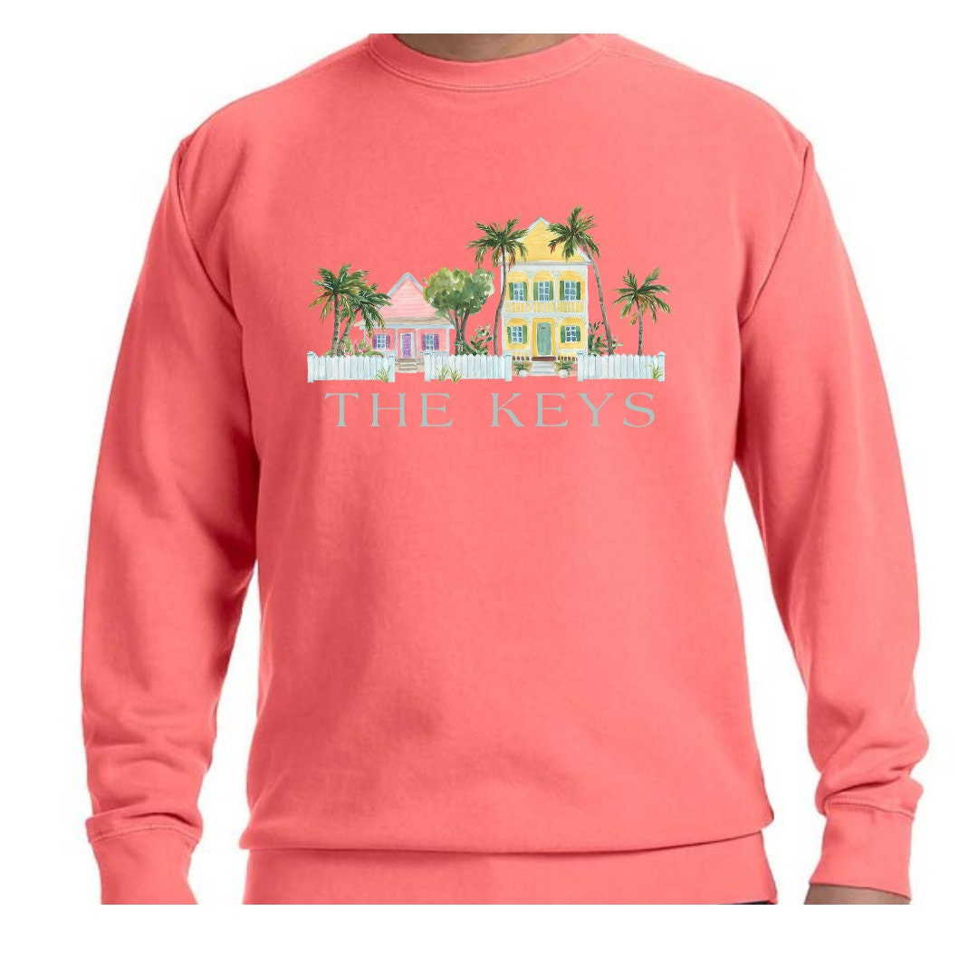 The ORIGINAL THE KEYS House Shirt / Florida Keys Tee / Islamorada / Key ...