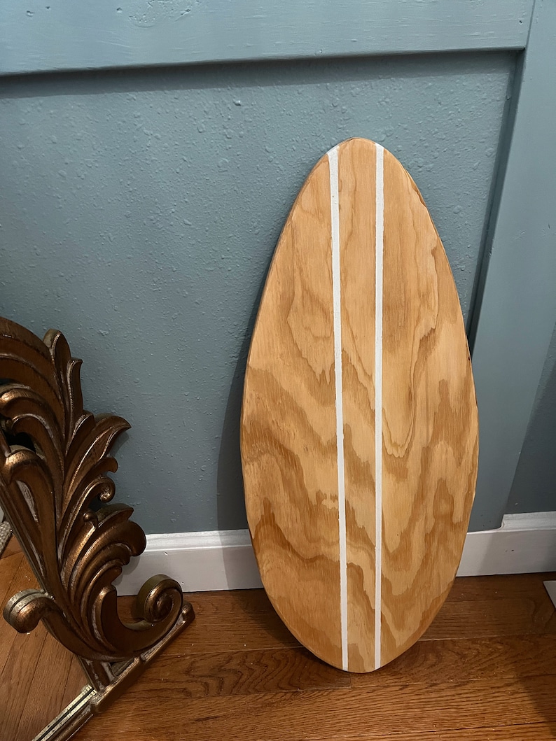 Toddler Wooden Surfboard / Mini Wooden Surfboard / the Big One - Etsy