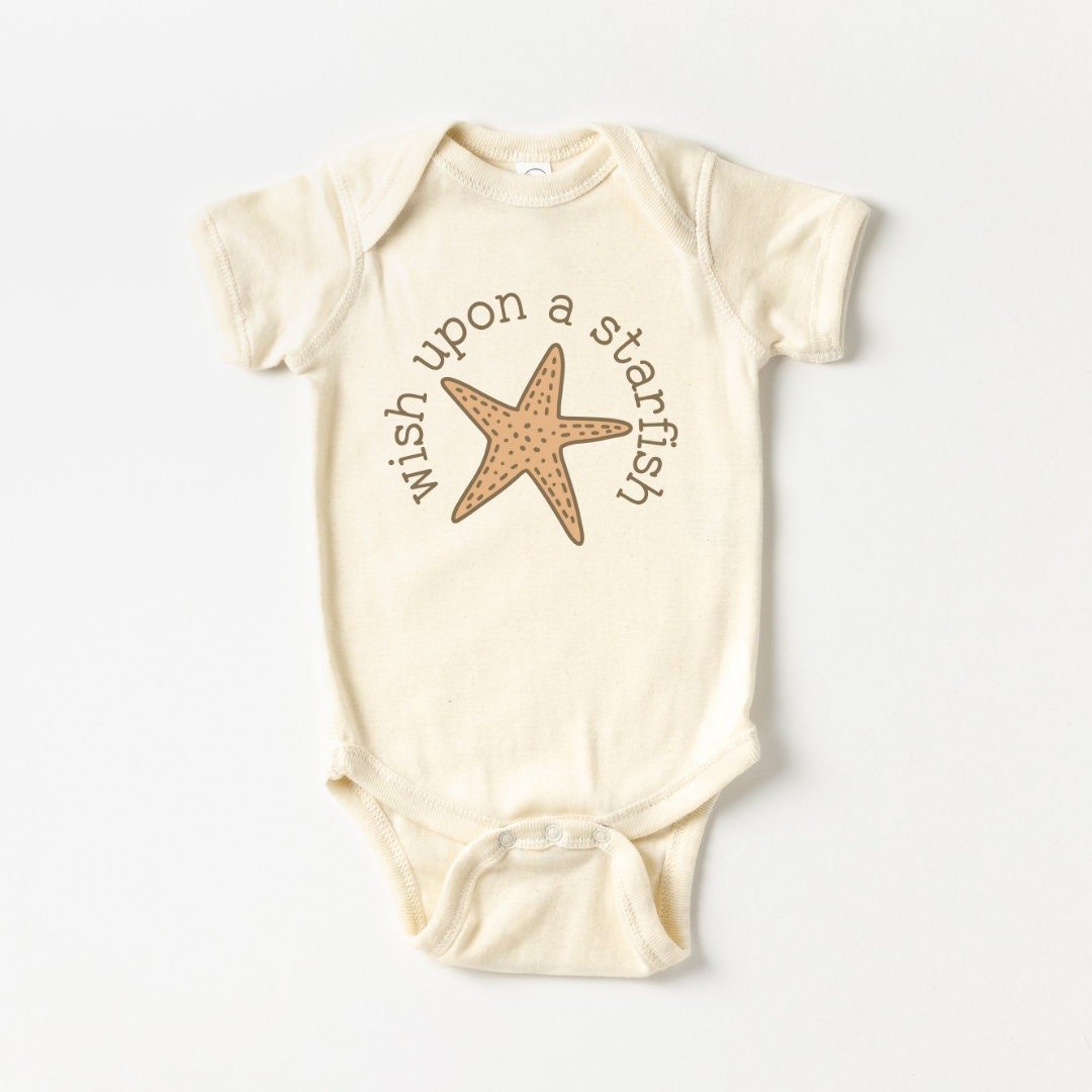 Beach Baby Onesie / Beach Baby Bodysuit / Starfish Baby Tee / Beach ...