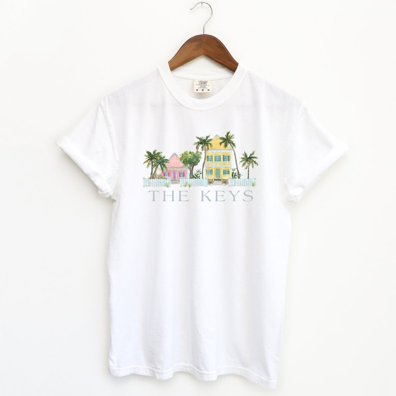 The ORIGINAL THE KEYS Beach House Shirt / Florida Keys Tee / the Fl ...