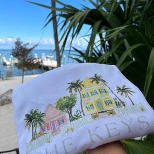 The ORIGINAL “THE KEYS” Beach House Shirt / Florida Keys Tee / the Fl ...