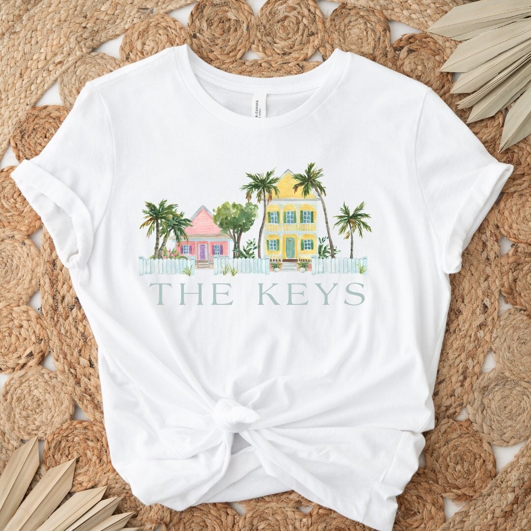 The ORIGINAL “THE KEYS” Beach House Shirt / Florida Keys Tee / Fl Keys ...