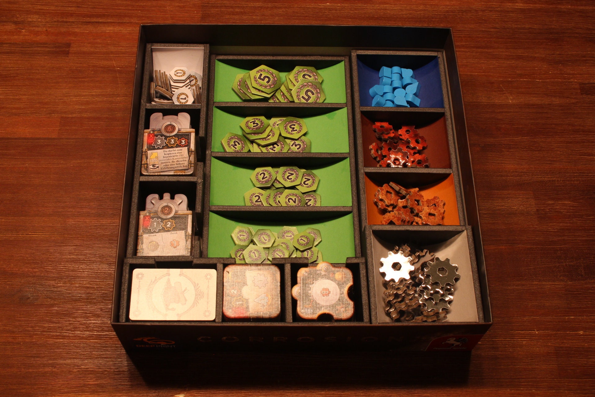 Board Game Insert Construction Plan for "corrosion" (english) - Etsy