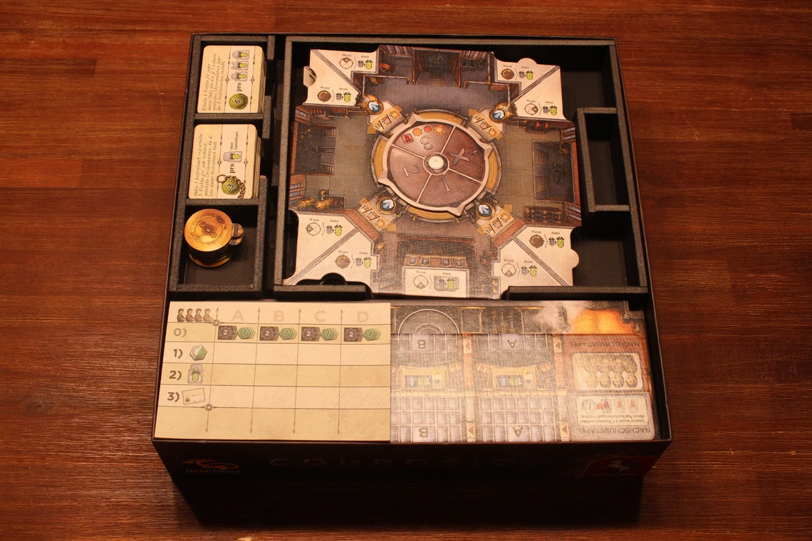 Board Game Insert Construction Plan for corrosion - Etsy