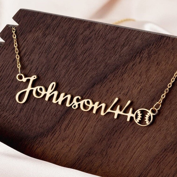 Baseball Necklace - Etsy