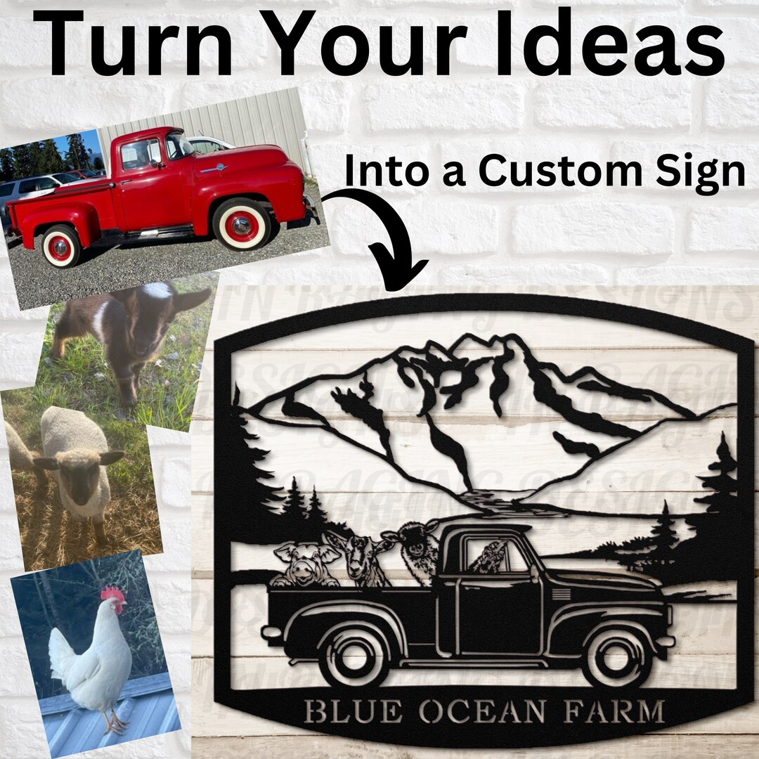 Create Your Own 16 Gauge Metal Sign, Custom Metal Sign, Custom Art ...