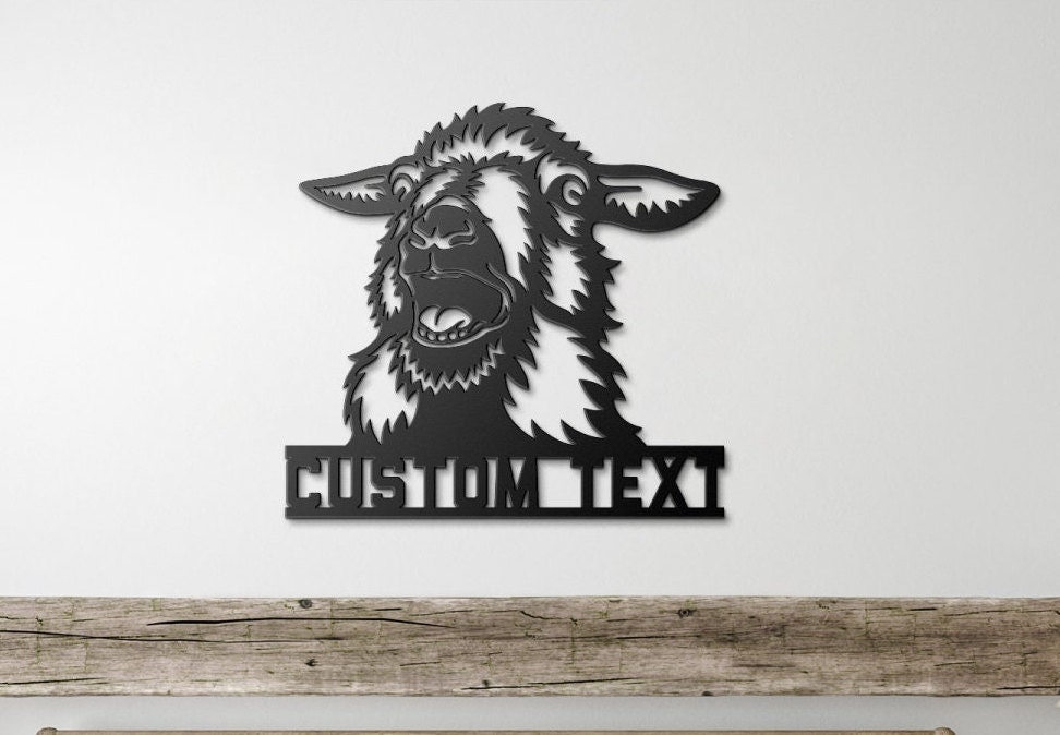 Sheep Farm Sign Sheep Ranch Metal Sign Custom Lamb Sign Ram - Etsy
