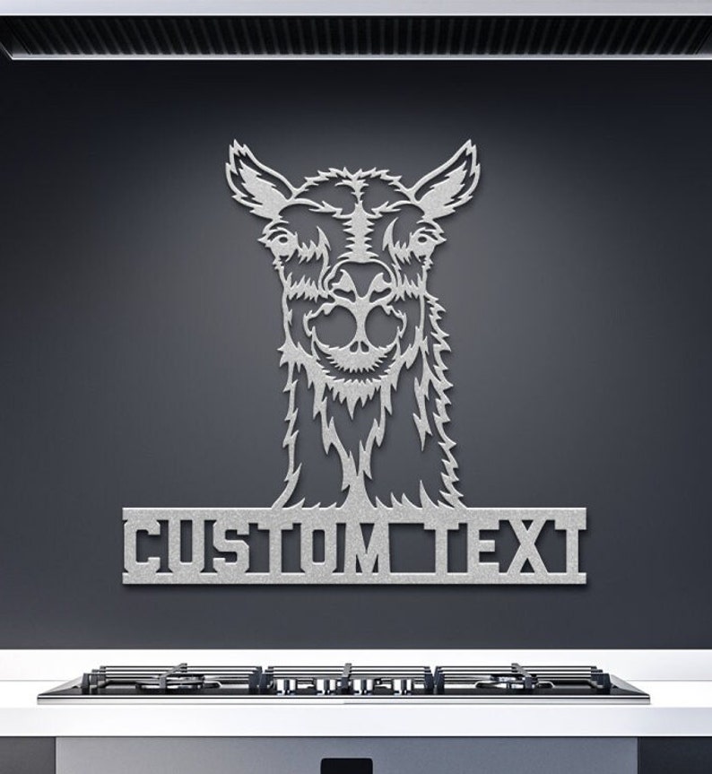 Personalized Alpacas Ranch Sign Custom Metal Lama Sign Farm - Etsy