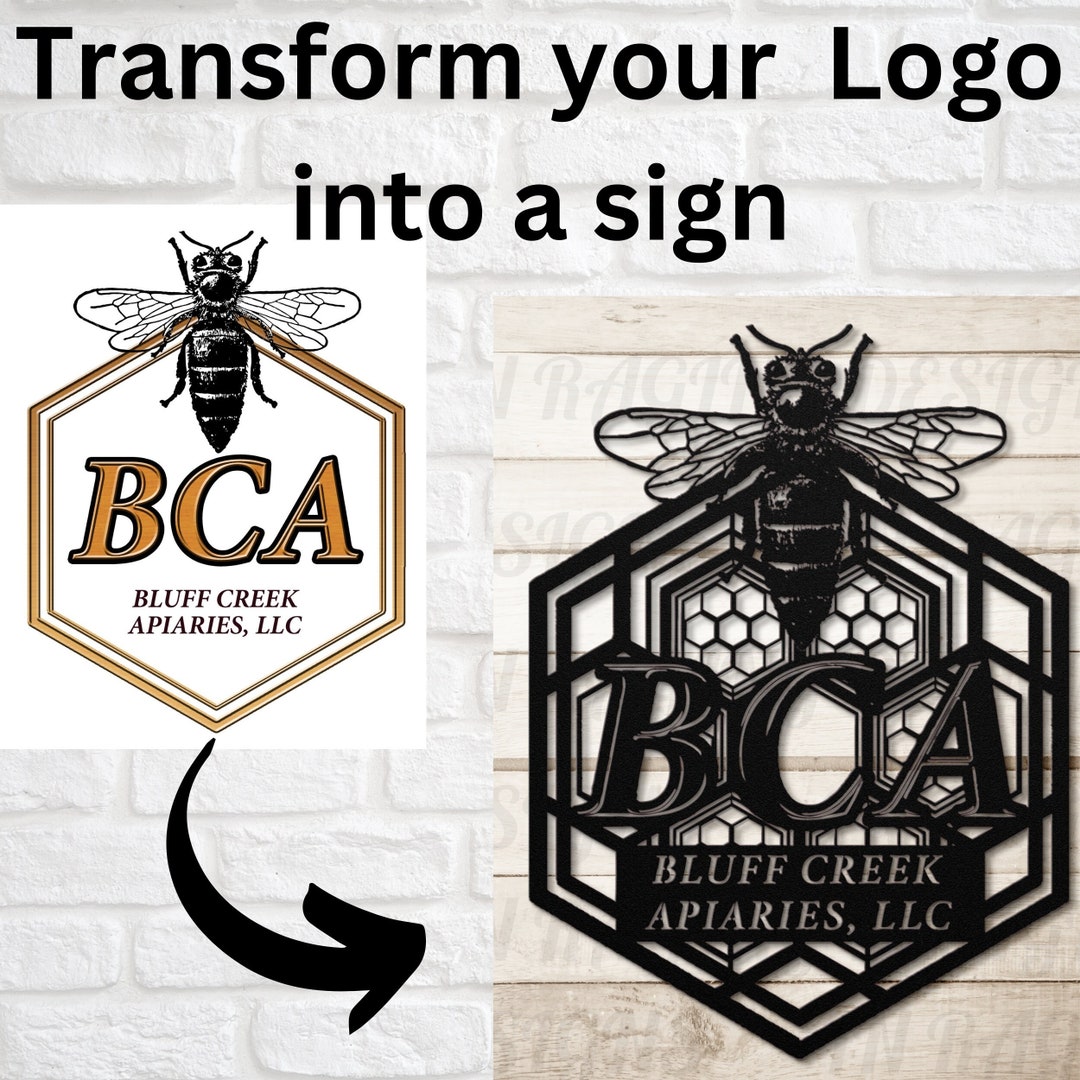 Custom Metal Logo Sign, Personalized Business Sign, 16 Gauge Steel - Etsy