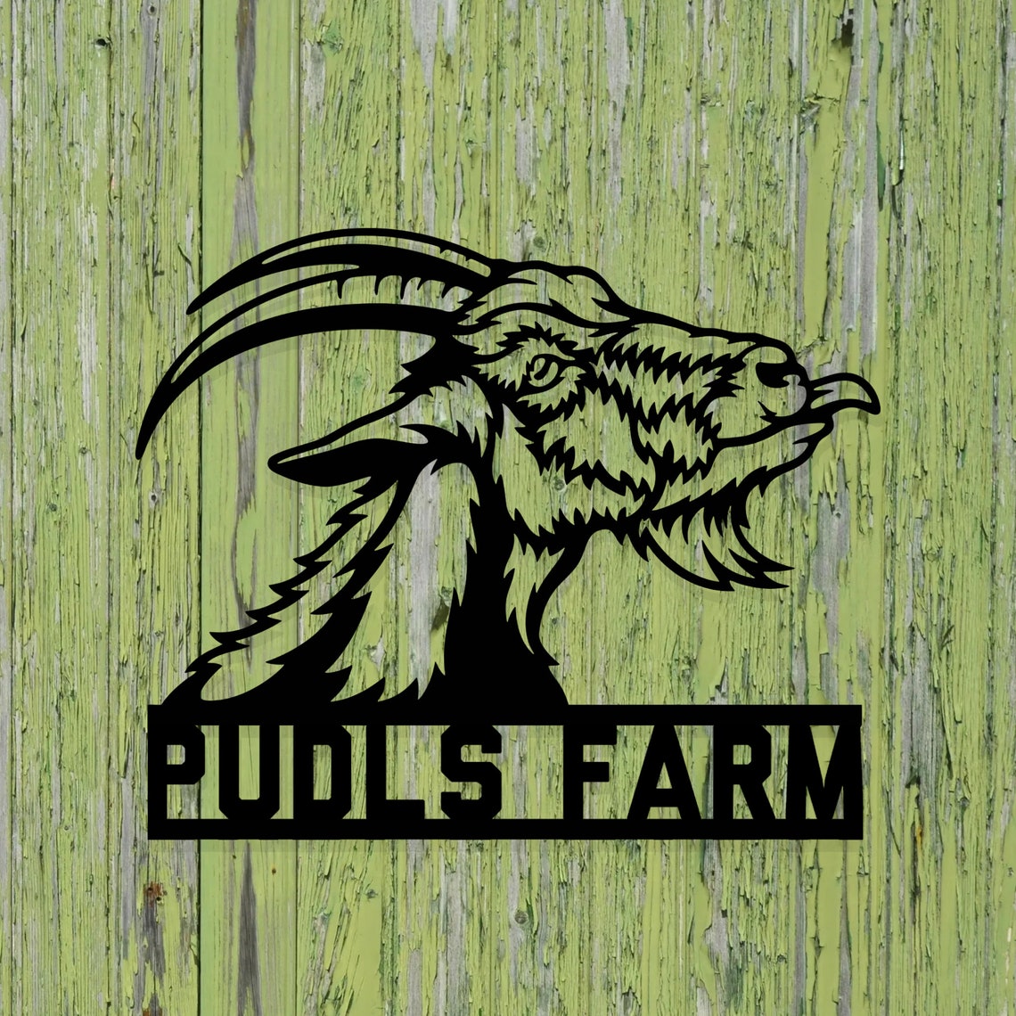 Goat Farm Sign Goat Ranch Metal Sign Custom Goat Sign Goat - Etsy