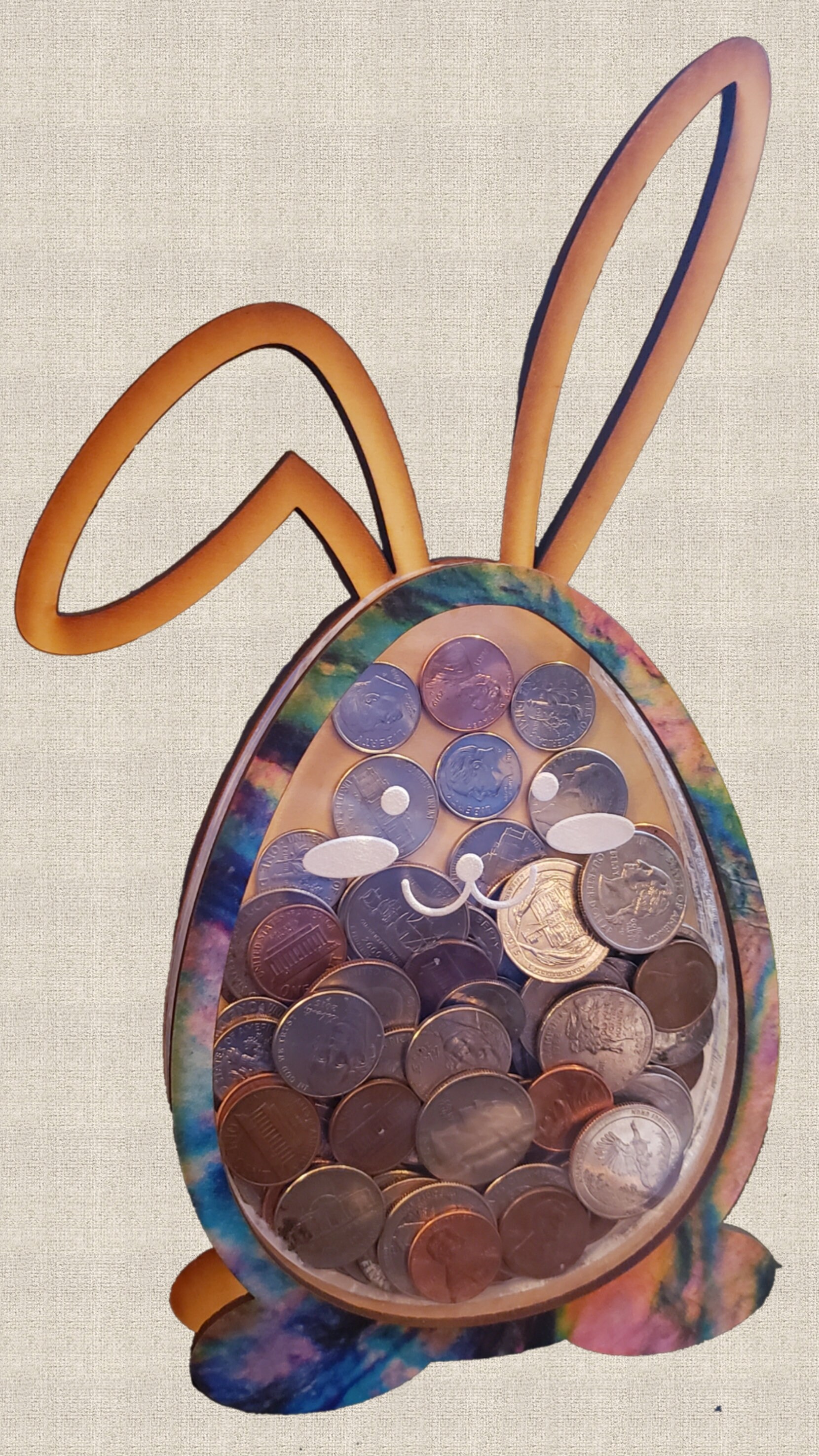 DIGITAL Easter Piggy Bank - Candy Box - Easter Egg - Etsy