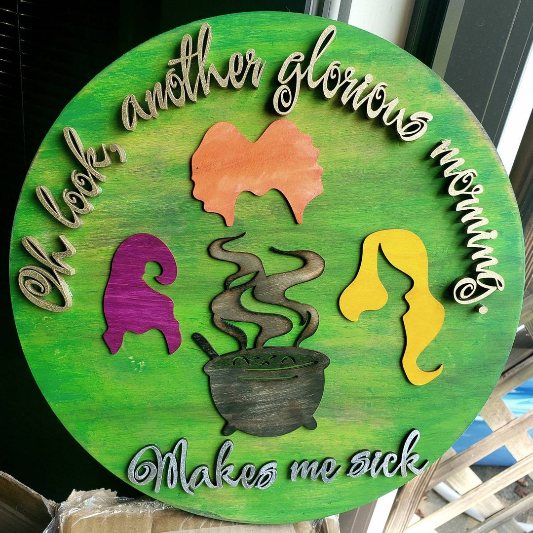 DIGITAL Glorious Morning Hocus Pocus Sign - Etsy