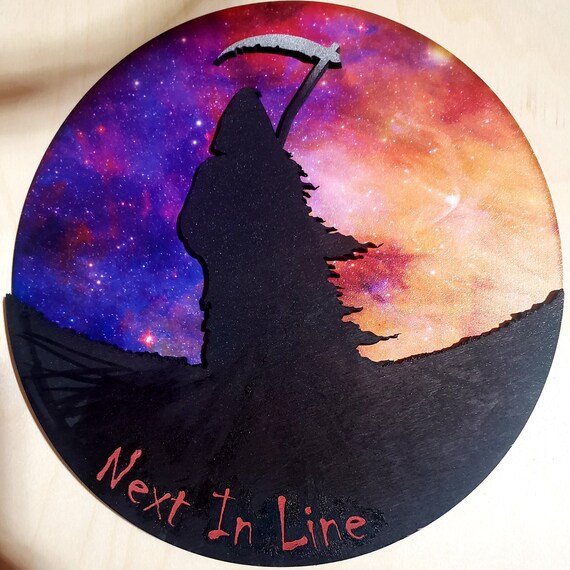 DIGITAL Reaper Next in Line Sign - Etsy