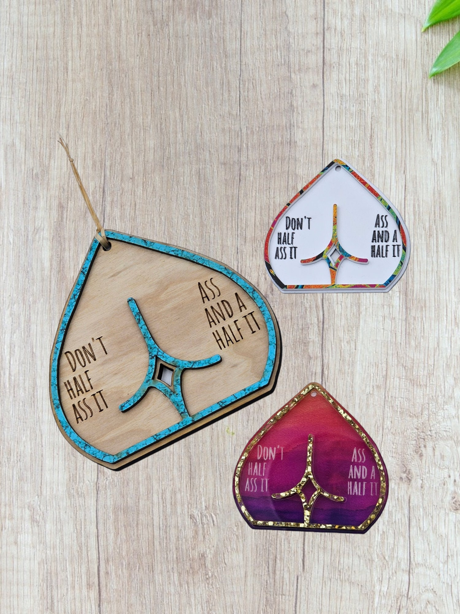 DIGITAL Don't Half Ass It Ass and a Half It - Etsy