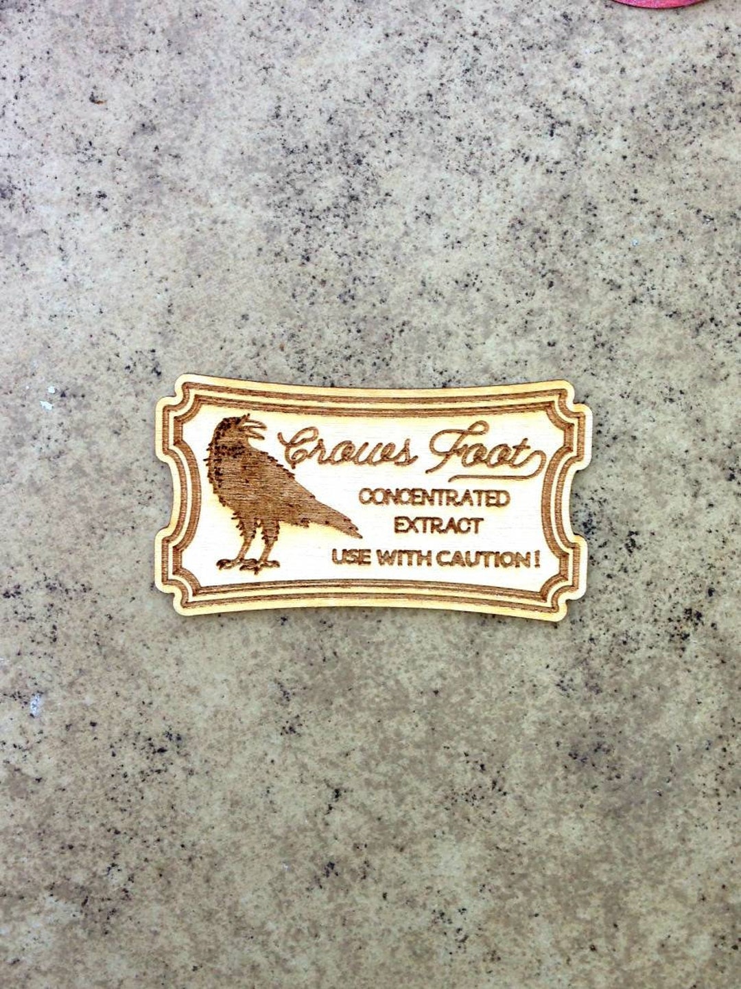 DIGITAL Crow Foot Label - Etsy