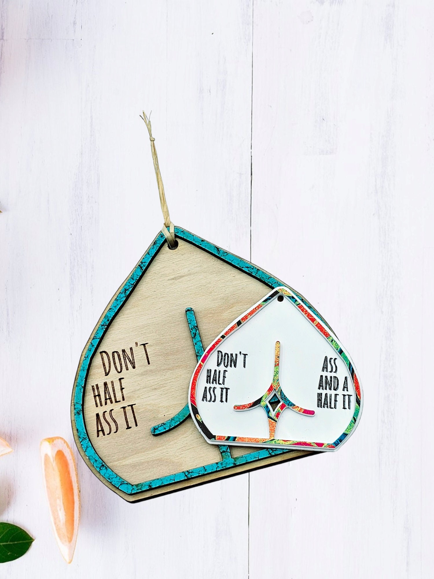 DIGITAL Don't Half Ass It Ass and a Half It - Etsy