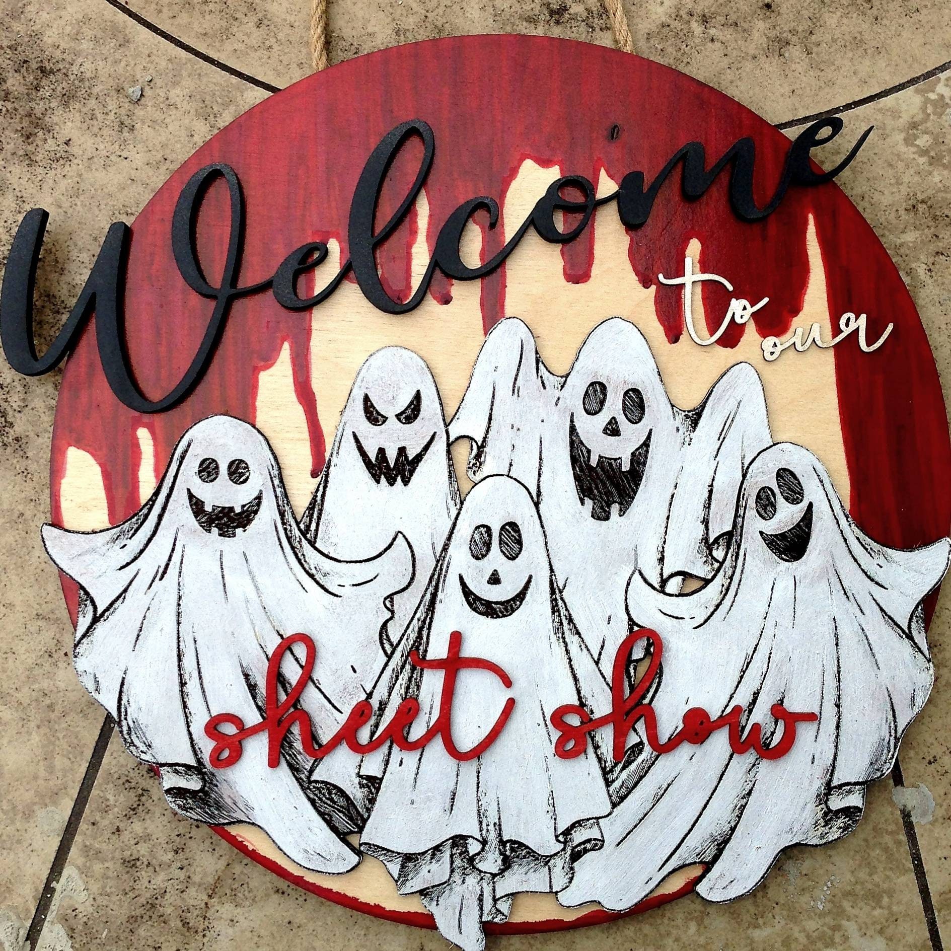 DIGITAL Sheet Show Welcome Sign - Etsy