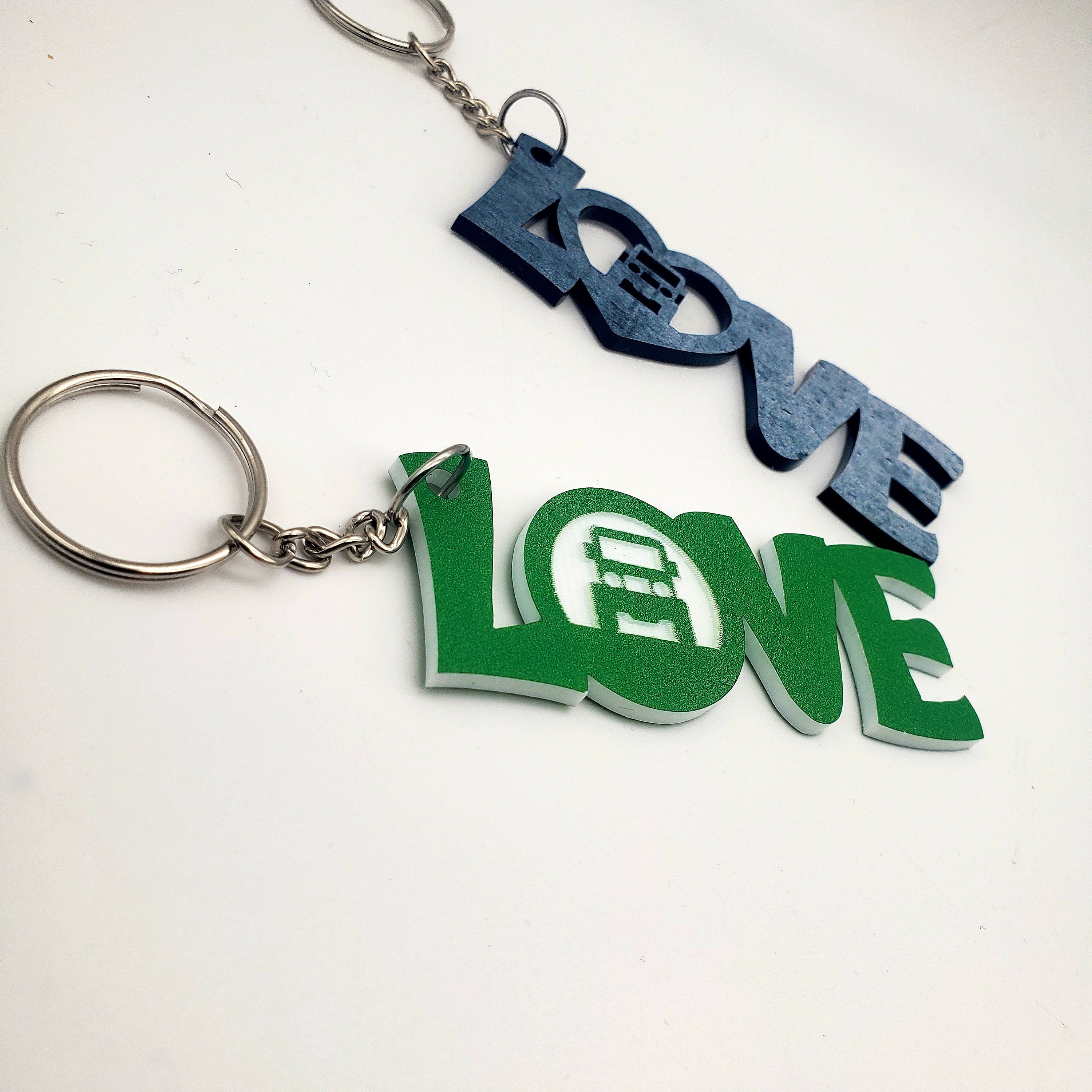 DIGITAL TREAD SUV Keychain File Heart Key Chain Cut Design - Etsy