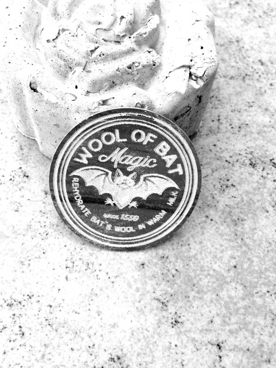 DIGITAL Wool of Bat Label - Etsy