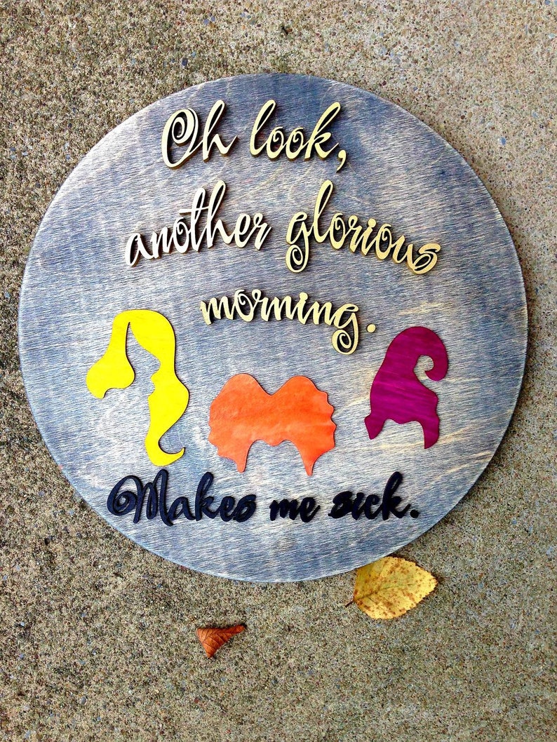 DIGITAL Glorious Morning Hocus Pocus Sign - Etsy