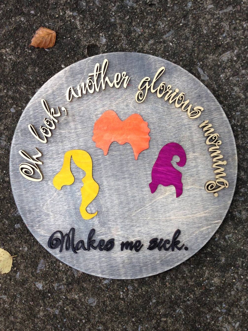 DIGITAL Glorious Morning Hocus Pocus Sign - Etsy