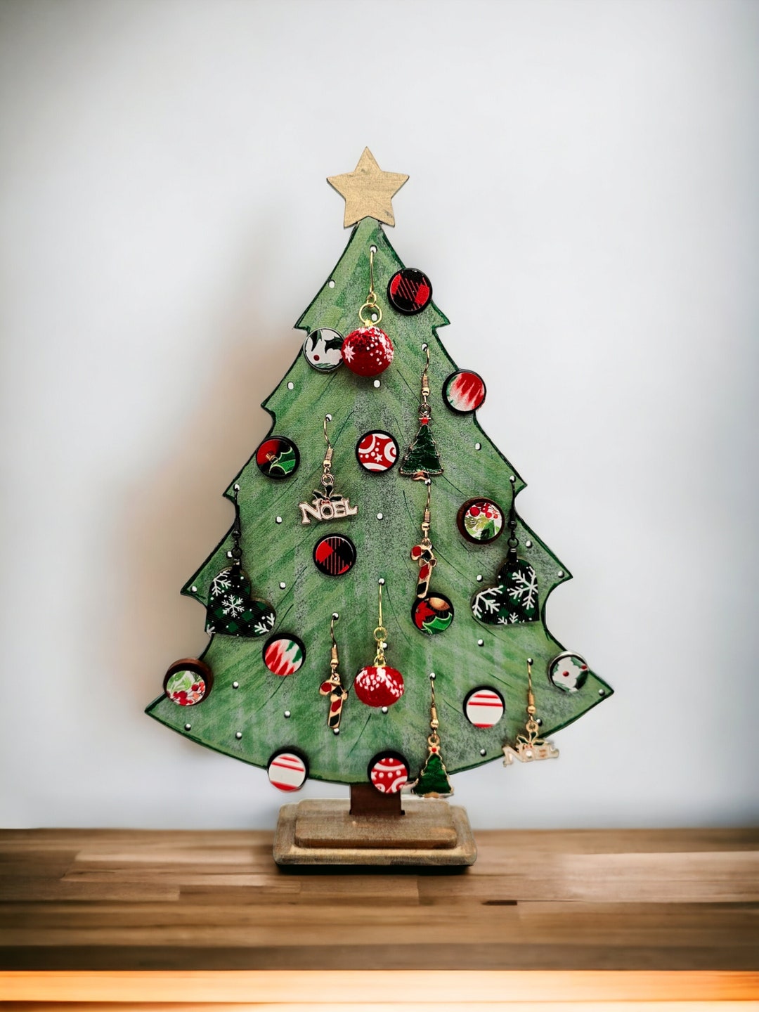 DIGITAL Earring Tree 12 Days of Christmas Earring Stand Only - Etsy